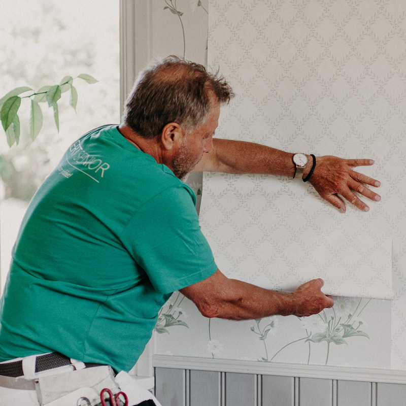 Tapetsering – låt oss tapetsera, spackla och slipa dina väggar